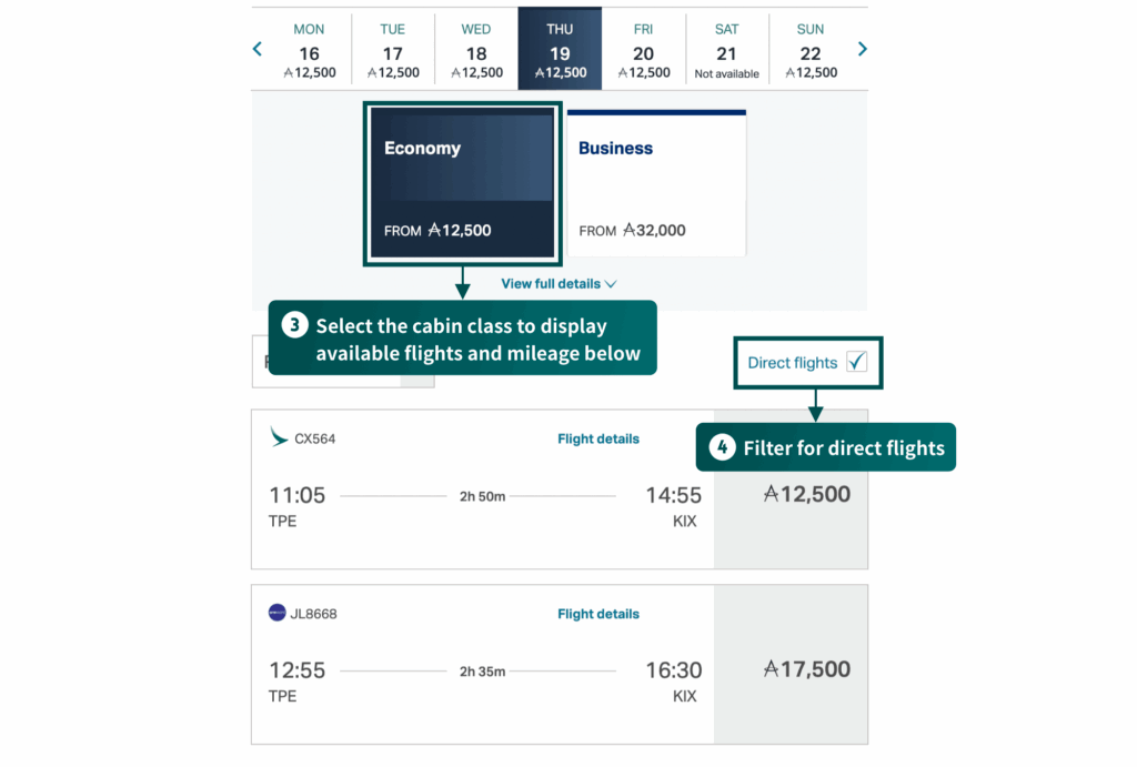 Cathay Pacific Award Tickets Redemption Guide | TripPlus