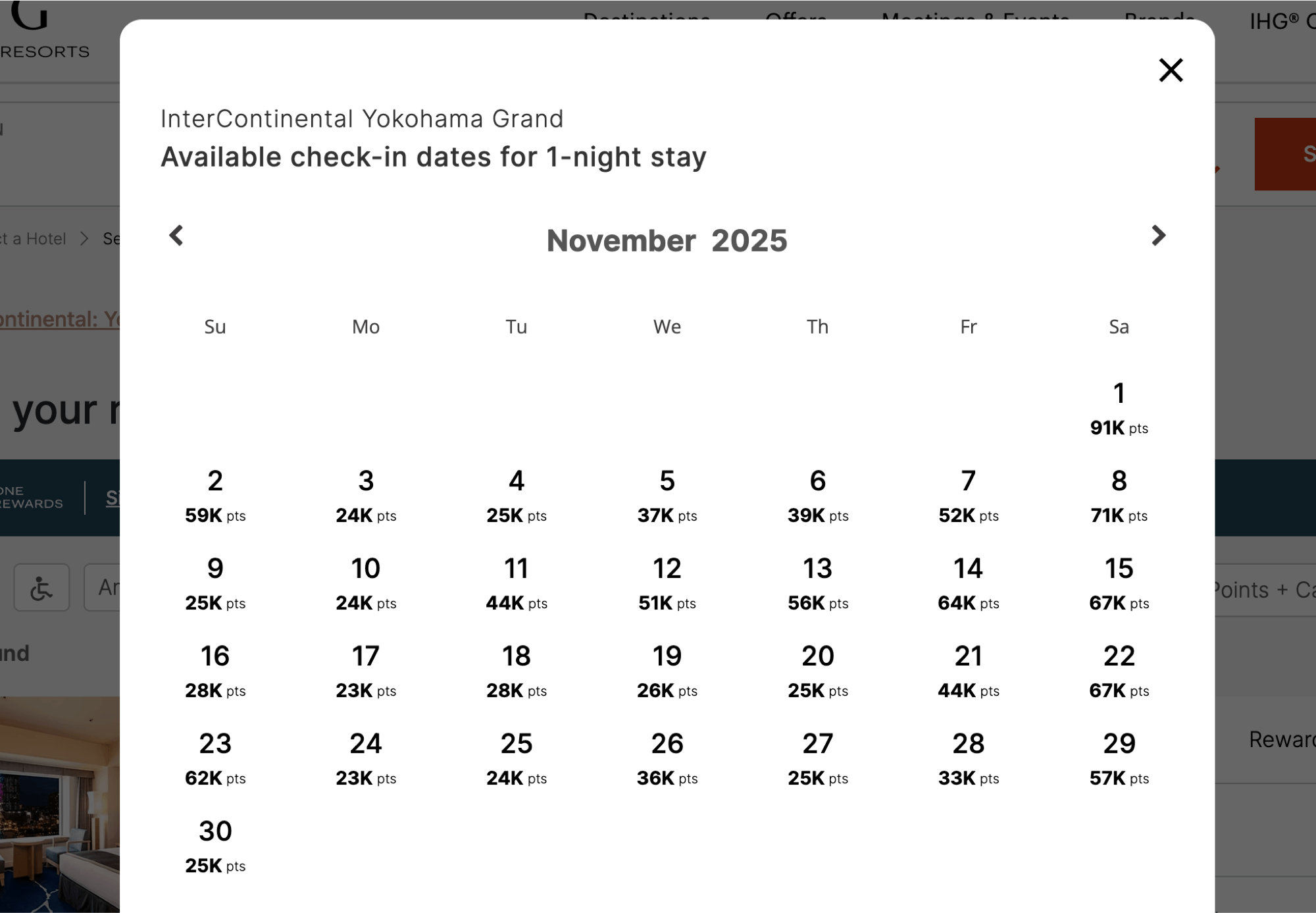 IHG One Rewards Point, Suite Upgrade And Free Night Awards Redemption ...